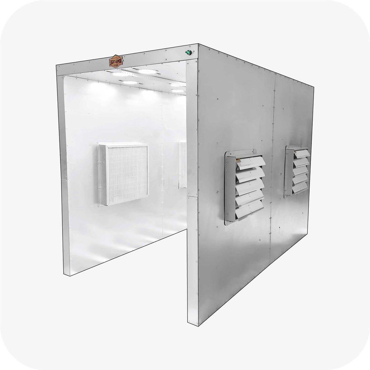 Buy Quality Spray Booths Online - LABS-486 Spray Booth – Light Armor Ovens