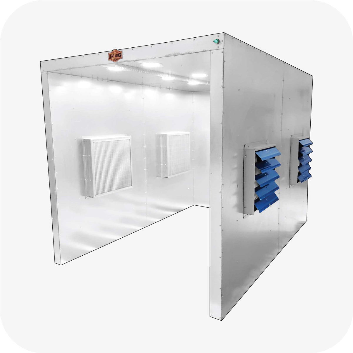 Buy Quality Spray Booths Online - LABS-686 Spray Booth – Light Armor Ovens